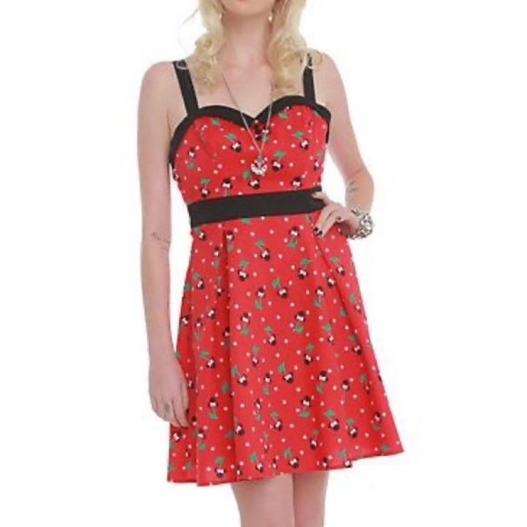 Disney | Dresses | Disney Retro Minnie Cherry Dress | Poshmark